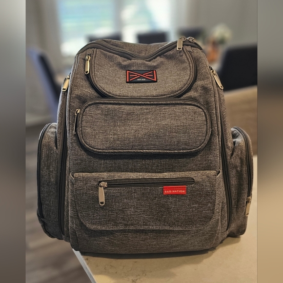 bag nation | Bags | Bag Nation Unisex Backpack Diaper Bag | Poshmark